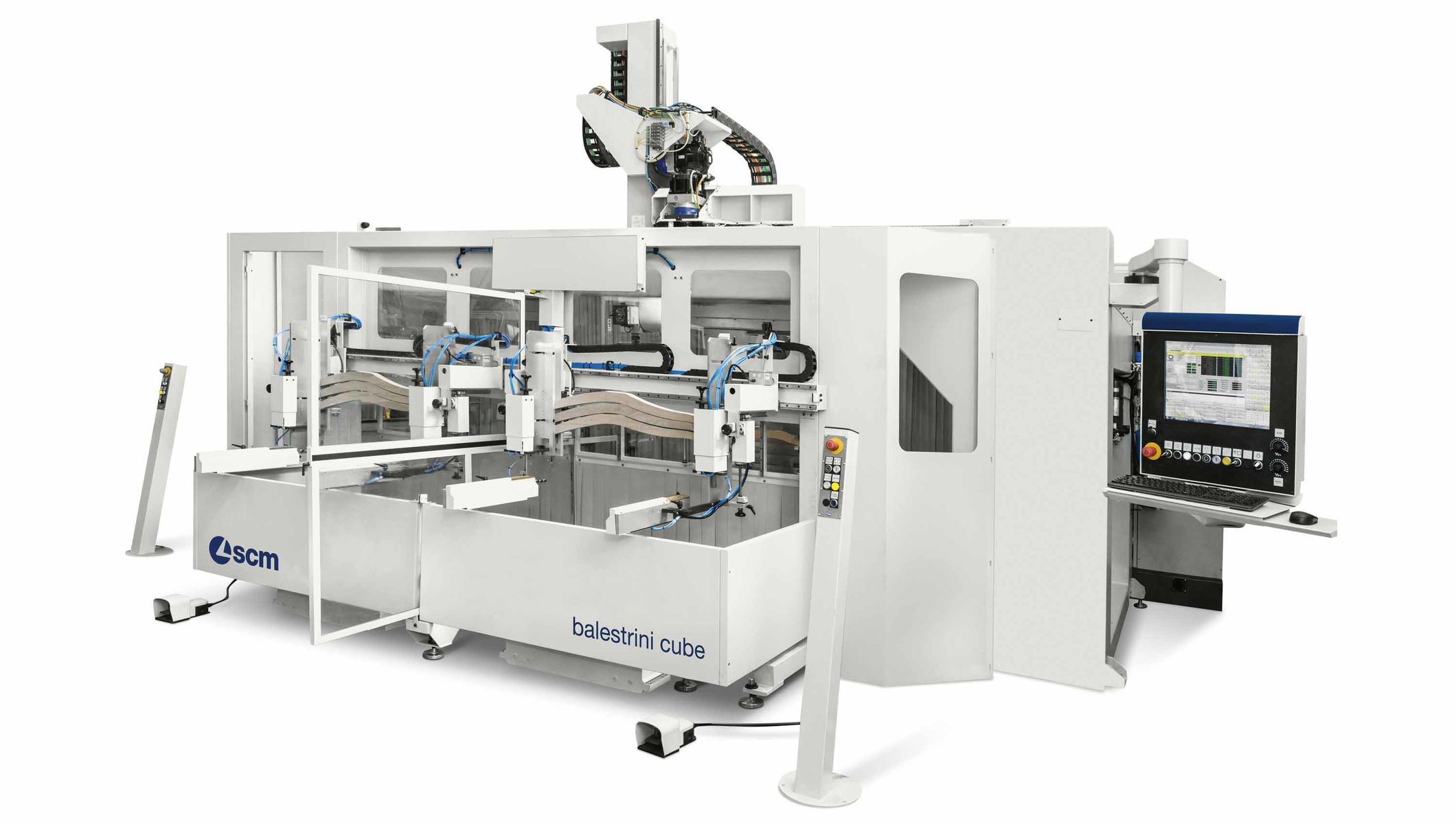 SCM balestrini cube CNC Machine - MJ Woodworking Machinery Ltd