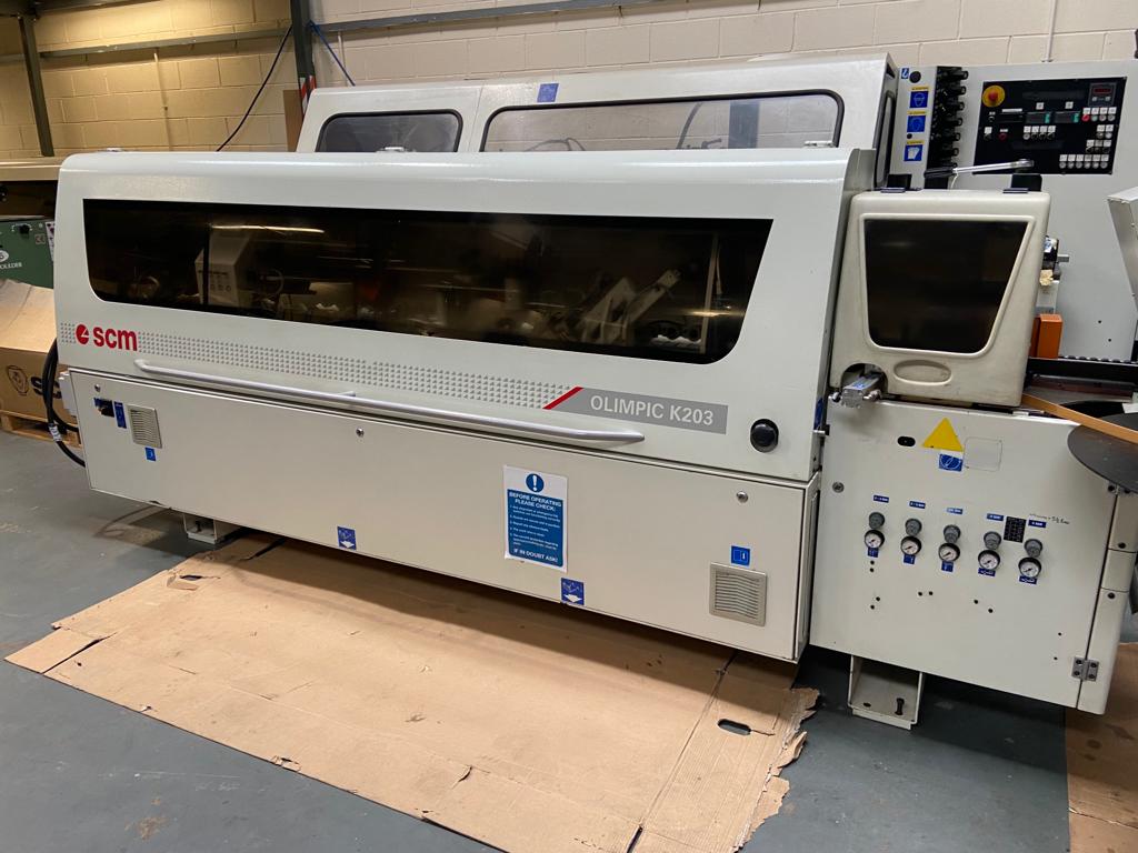 SCM Olimpic K203 Hot Melt Edgebander - MJ Woodworking Ltd